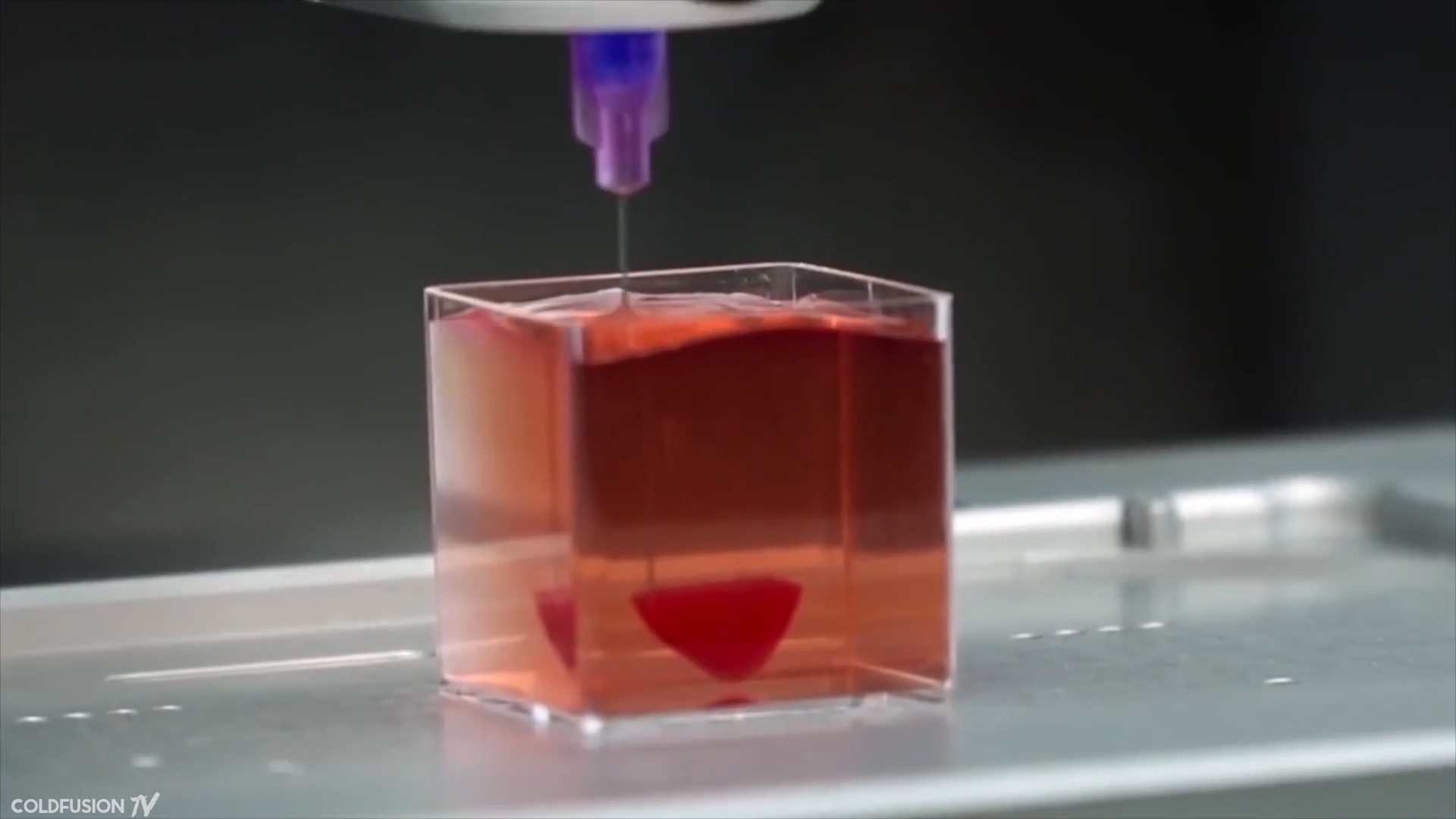 The first human heart printed from real tissue
