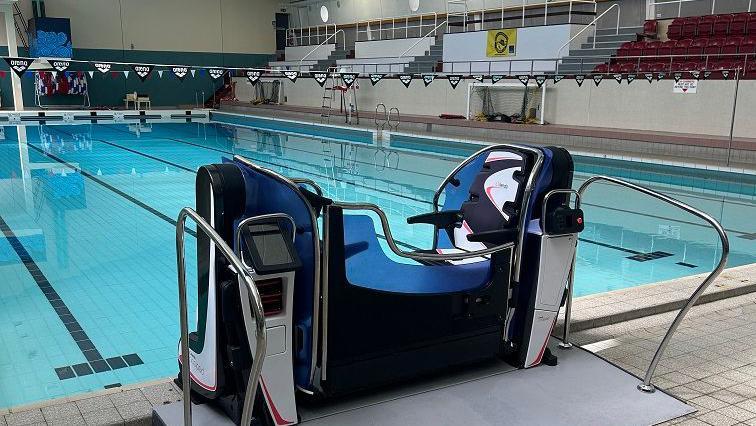 New pool lift boosts access for disabled swimmers