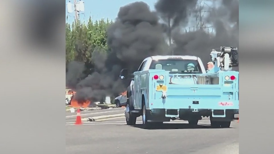 Car slams into propane tank at Wilco in McMinnville