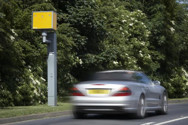 Driver caught by automatic speed camera driving 53mph on A-road