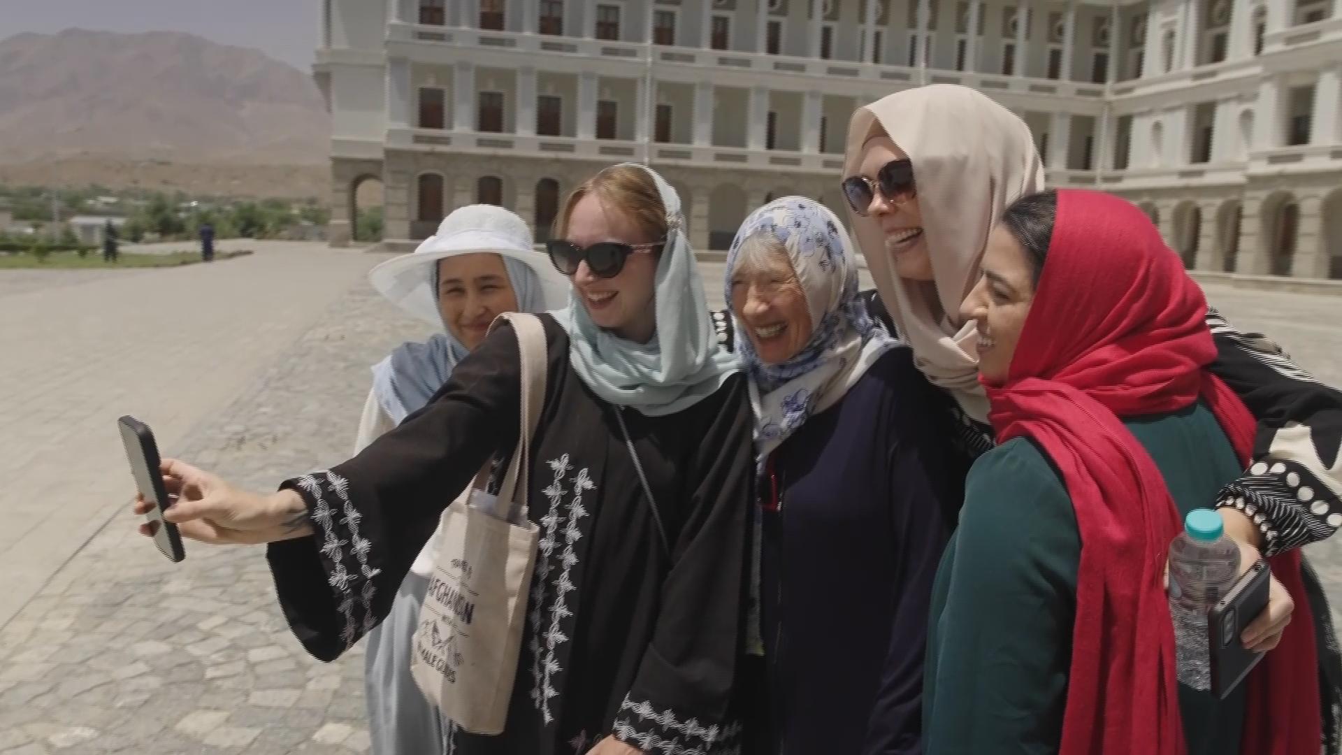 Female tour guides in Afghanistan lead women-only groups as some ...