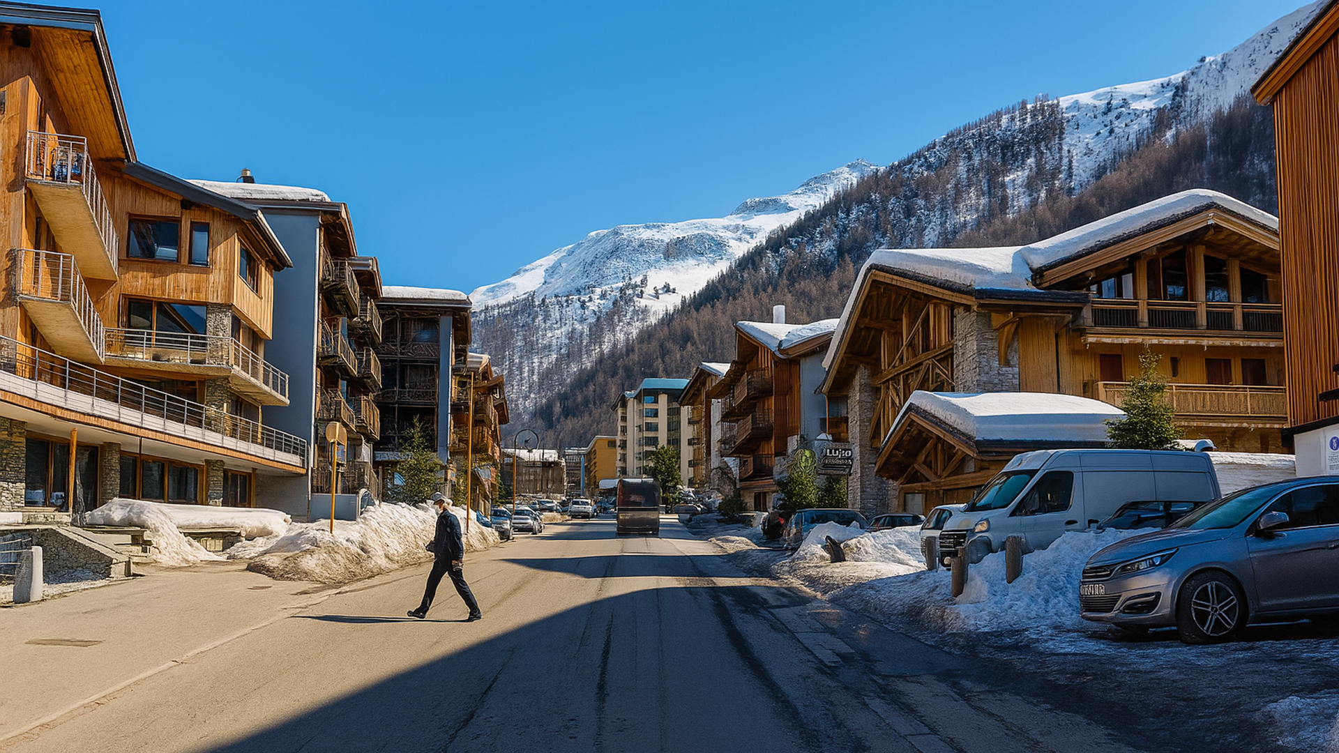 Val d'Isère France - World-Class Ski Resort in the French Alps (4K)