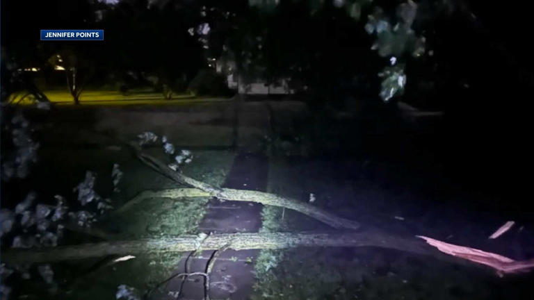 A glimpse at storms rolling through Nebraska and Iowa