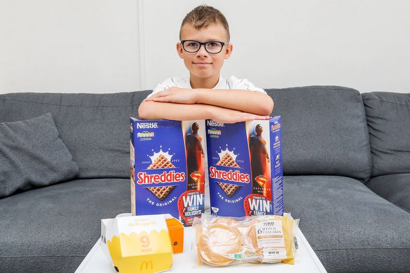 Boy hated 'normal food' and lived on Shreddies and three other things ...