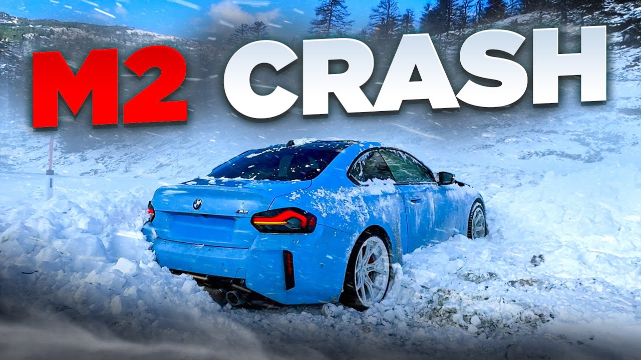 BMW M2 G87 Involved in Minor Crash During First Snow of the Season