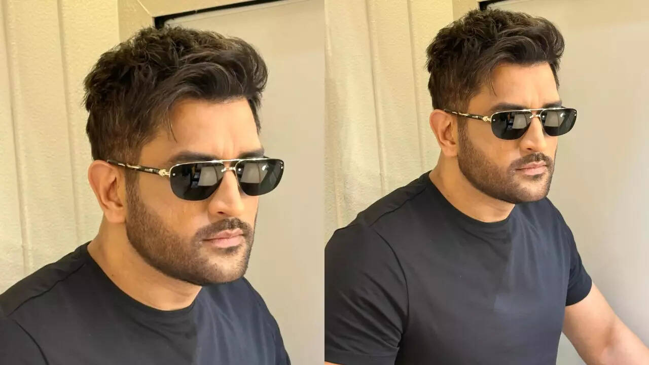 MS Dhoni debuts a sharp fade haircut at 44