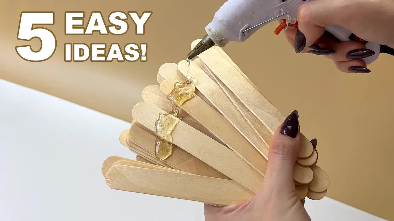 5 Incredible Popsicle Stick Ideas You Haven't Seen! Home Decor Ideas! DIY