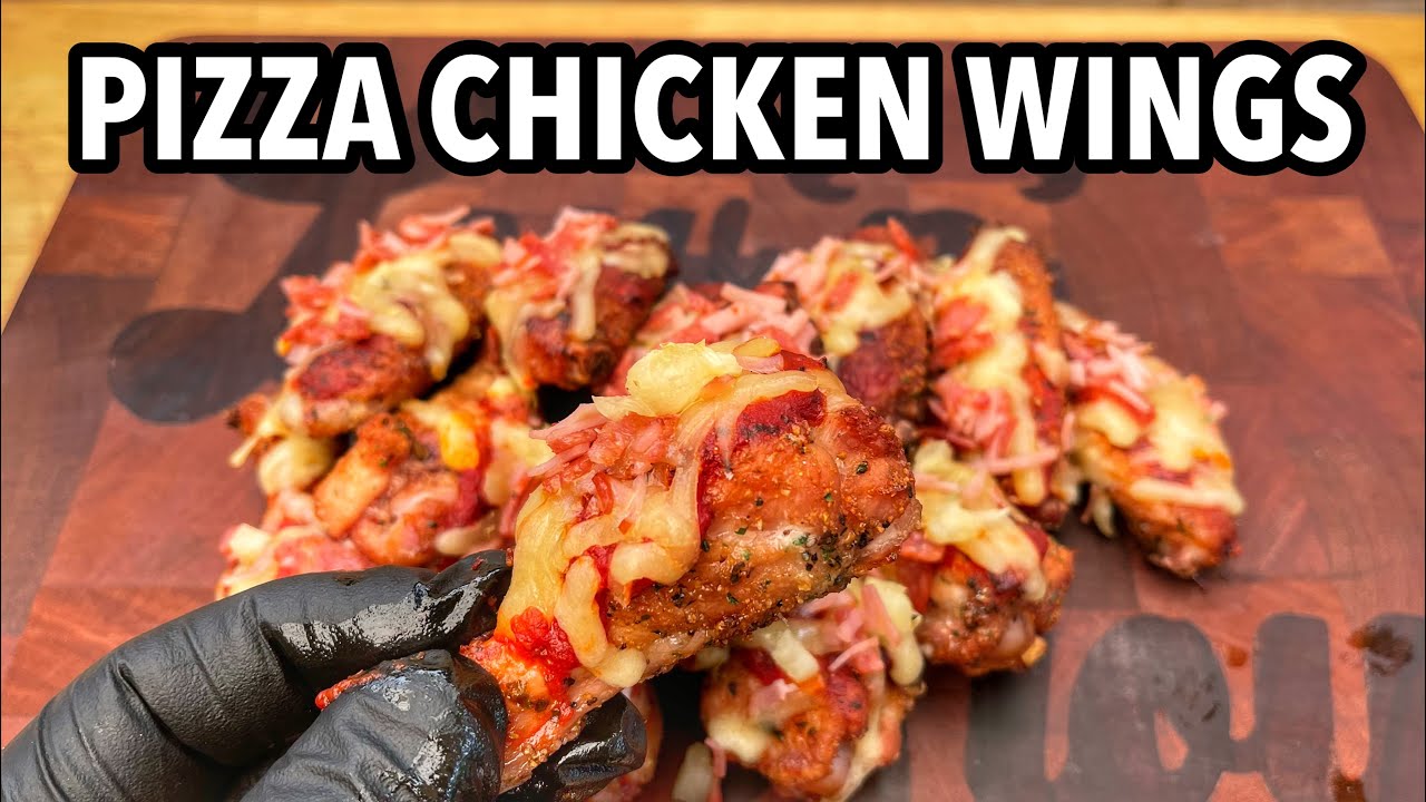 Crispy Chicken Wings with a Pizza Twist