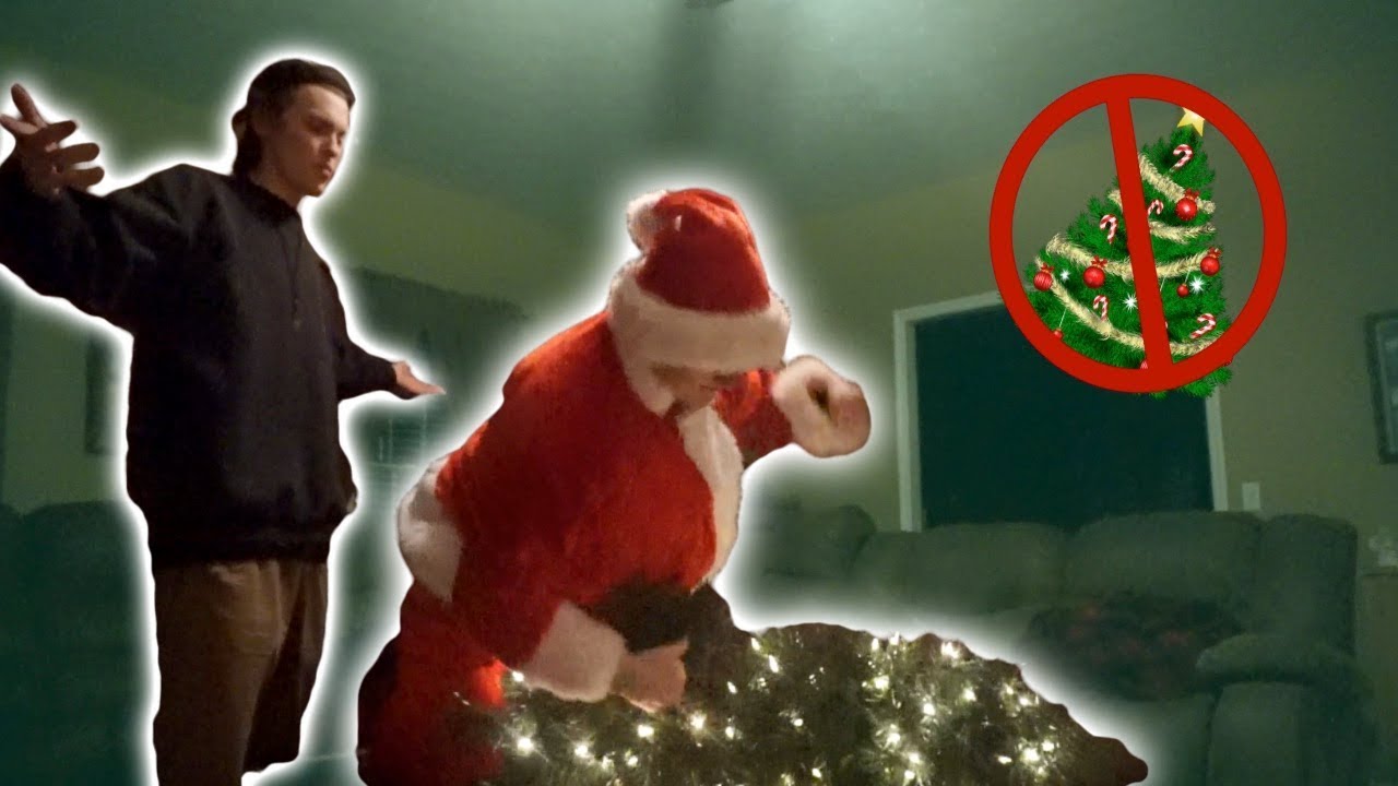 DESTROYED MY FRIENDS NEW CHRISTMAS TREE
