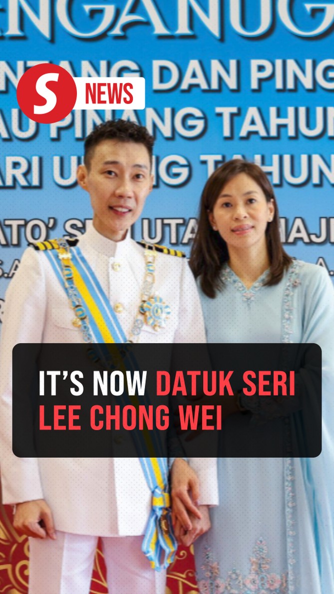 Chong Wei is now a Datuk Seri after being conferred DGPN