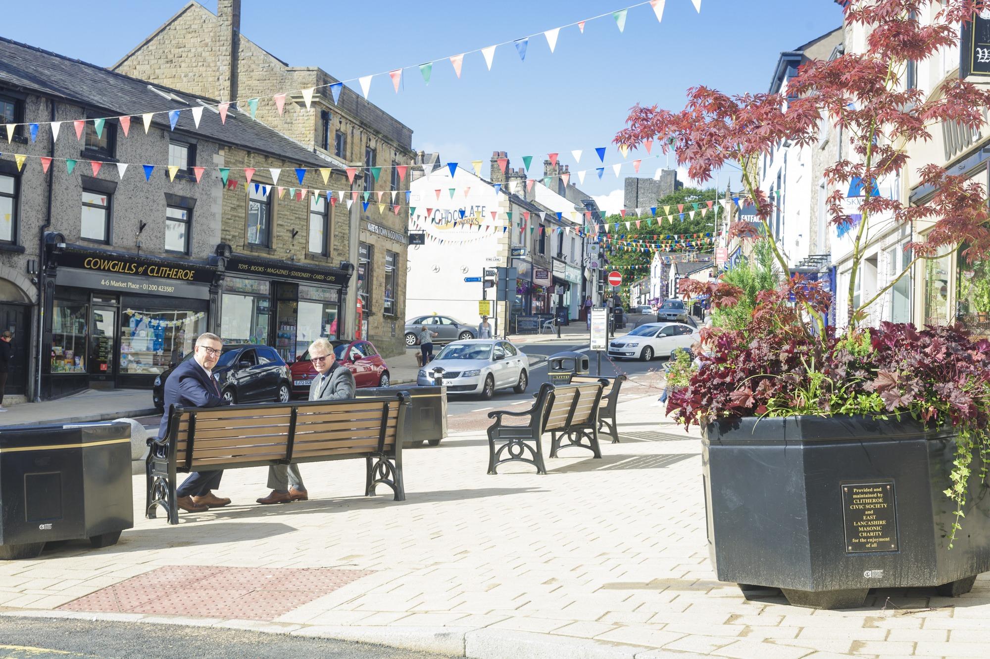 Clitheroe town centre million pound revamp nears completion