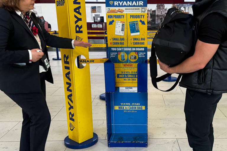Ryanair passenger in clever DIY hack to avoid luggage fees totalling £500