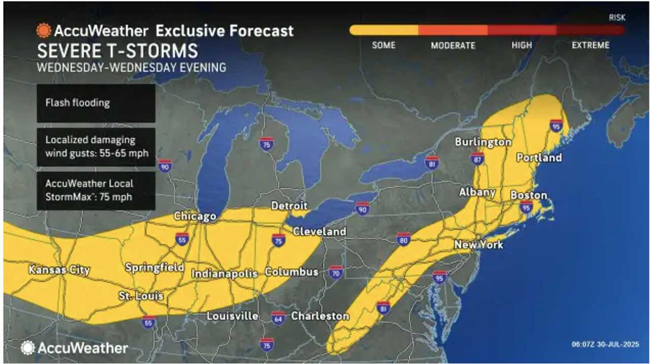Dangerous Thunderstorms, Torrential Downpours Set To End Heat Wave In ...