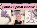 3 Pastel Goth Decor DIYs (Easy Hot Glue Gun Crafts)