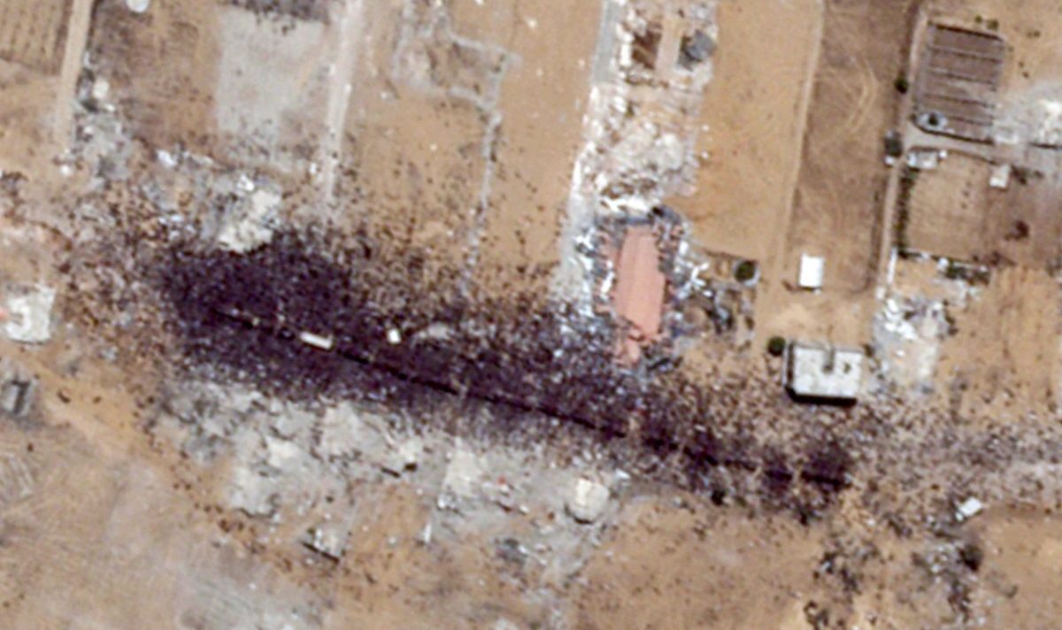 Gaza’s aid chaos is so extensive it can now be seen from space