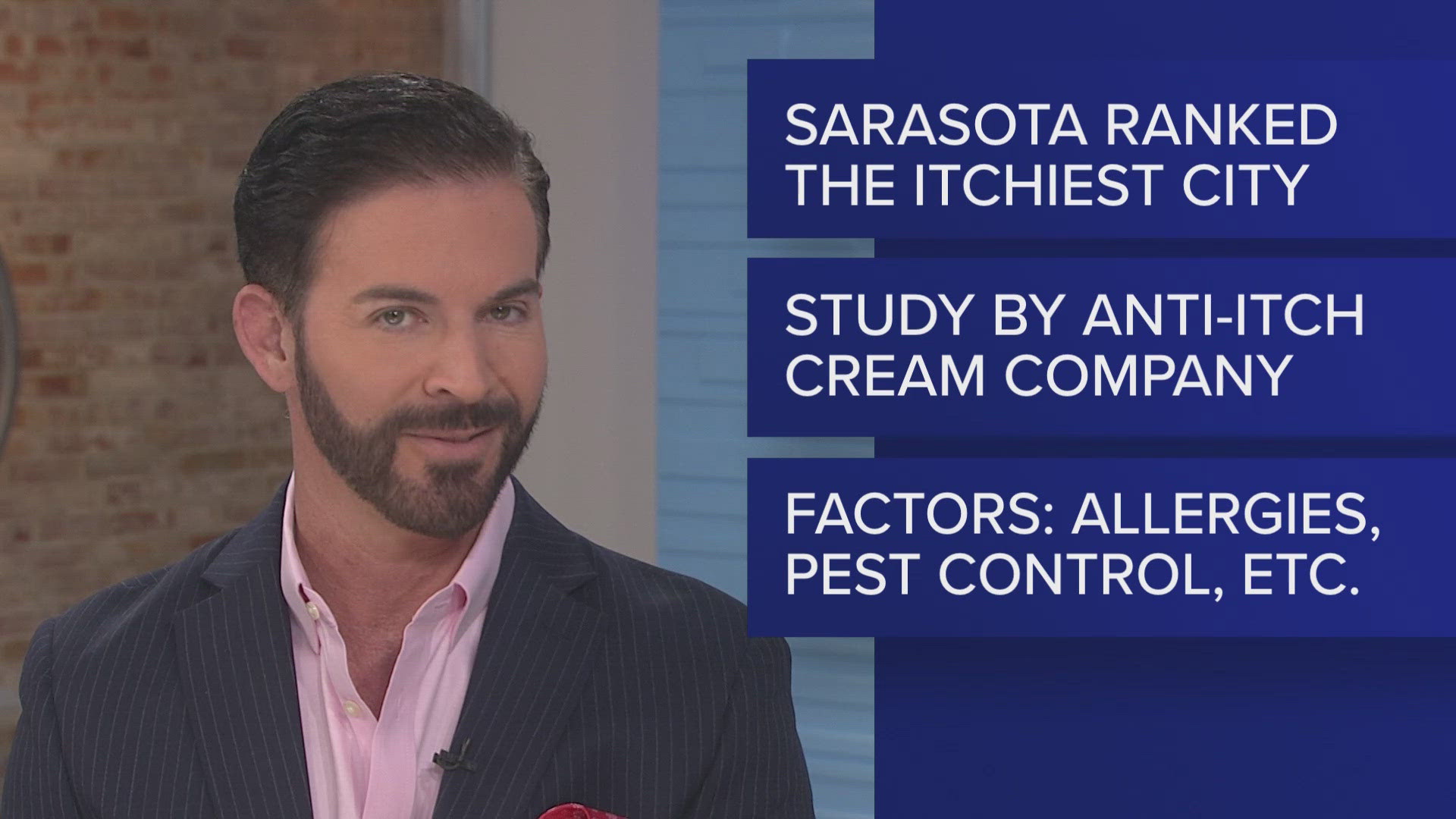 Study: Sarasota named itchiest city in the US