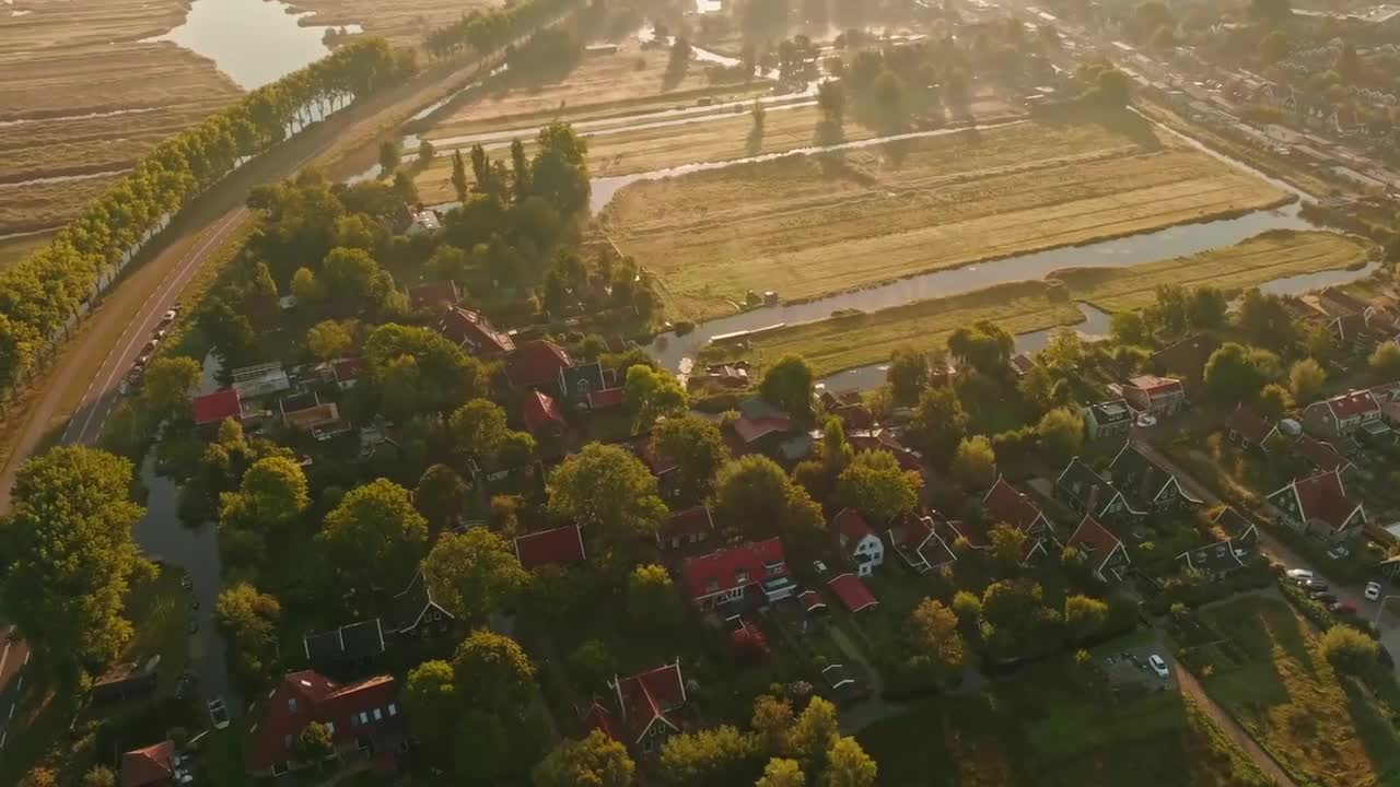 Zaanse Schans: Stunning Drone Footage Reveals Dutch History