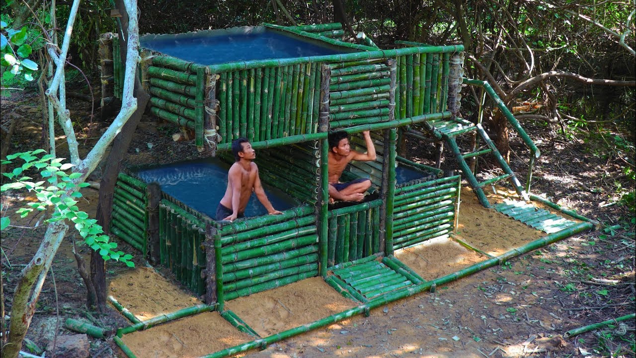 Building a Complete Bamboo Villa House