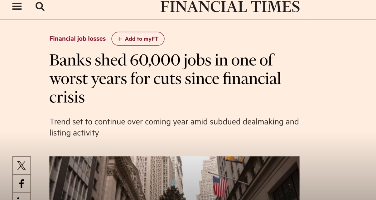 $46 Billion Lost: What’s Behind the Massive Bank Layoffs?