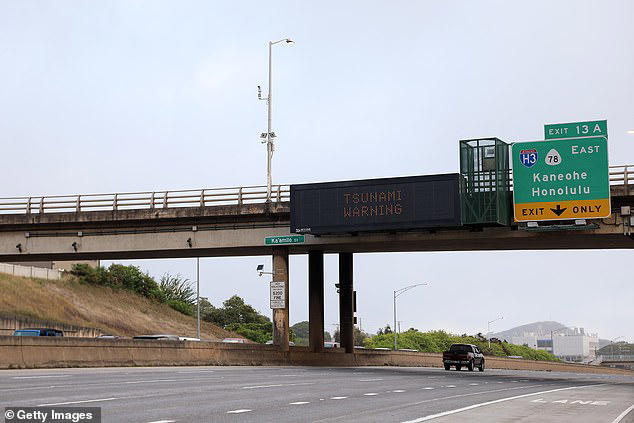 Terrified British tourists sprint to their Hawaii cruise ship as ...