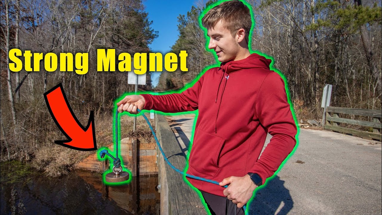 River Magnet Fishing with 1500 lbs Magnet Produces Notable Find