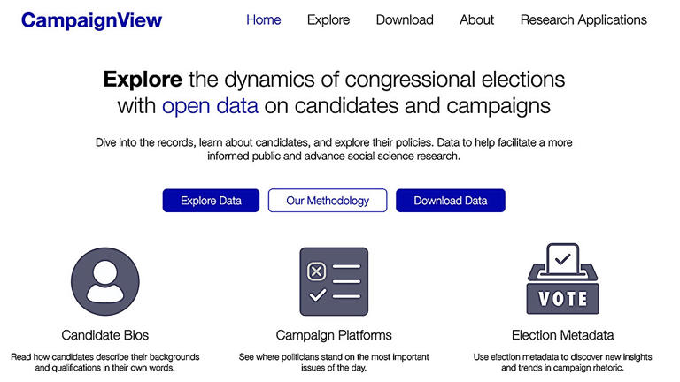 Open-access database offers insights into U.S. congressional candidates