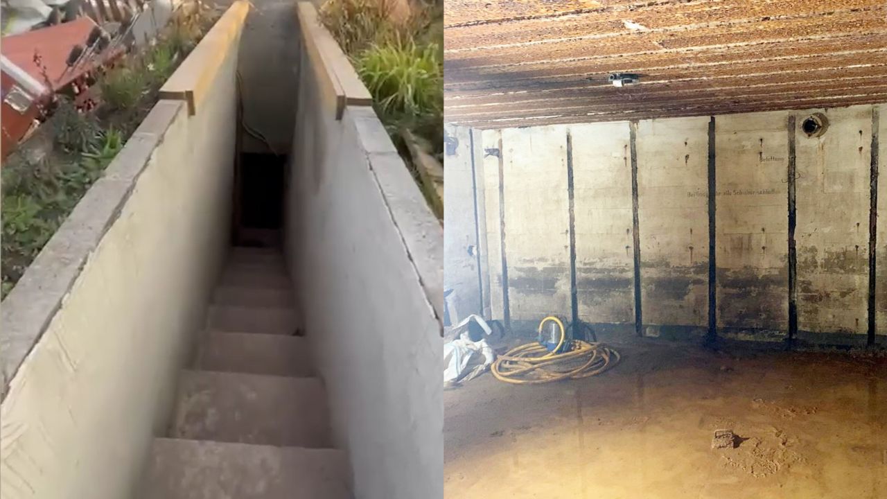 Couple discover World War II Nazi bunker underneath their home