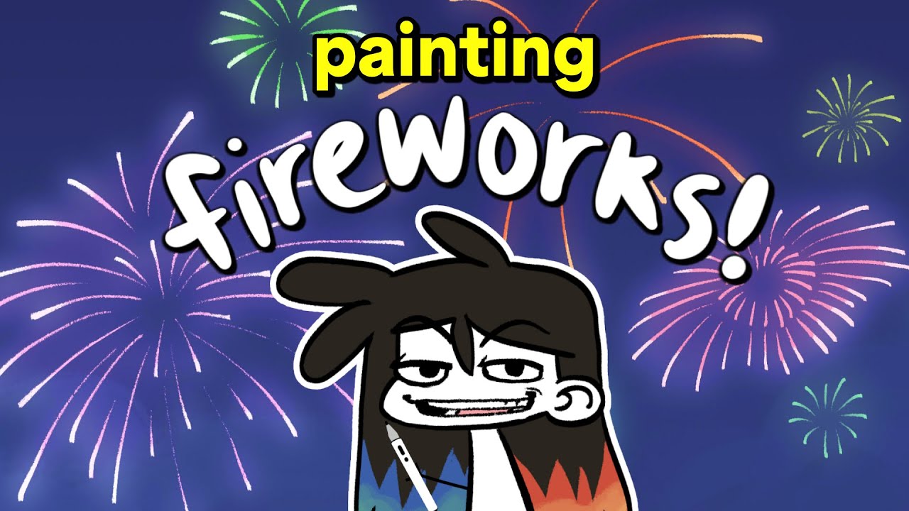 How to Draw Fireworks – Digital Art Made Bright and Easy!