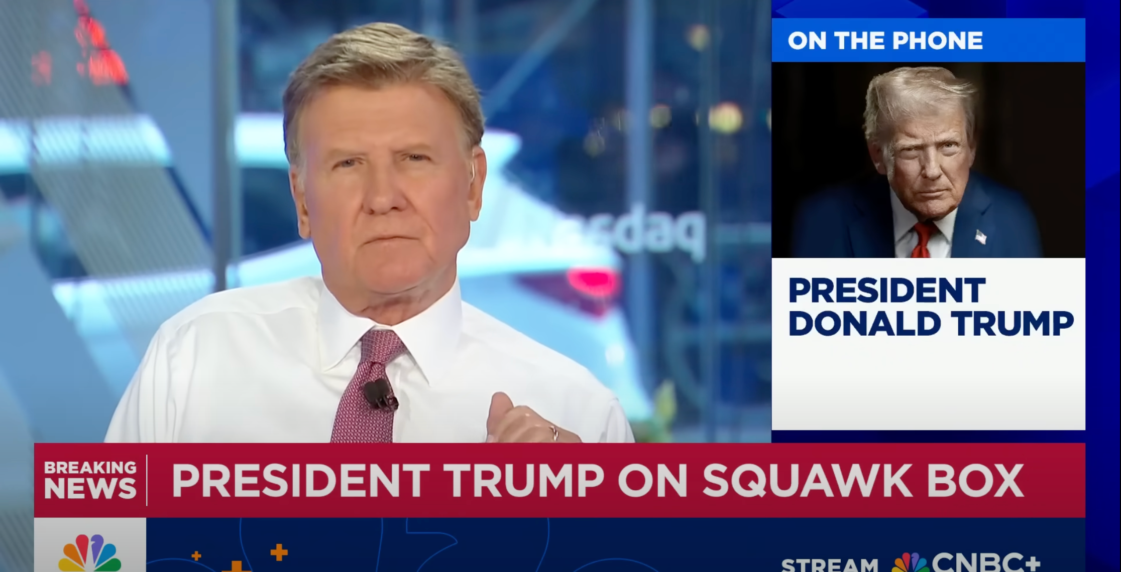 Trump gets defensive as he's fact-checked on 'fake polls'