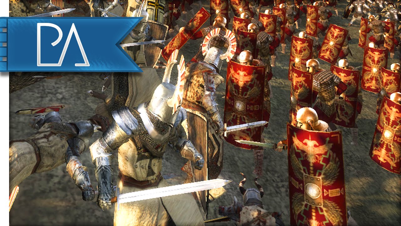 Teutonic Order vs Roman Empire - Thera Total War mod gameplay