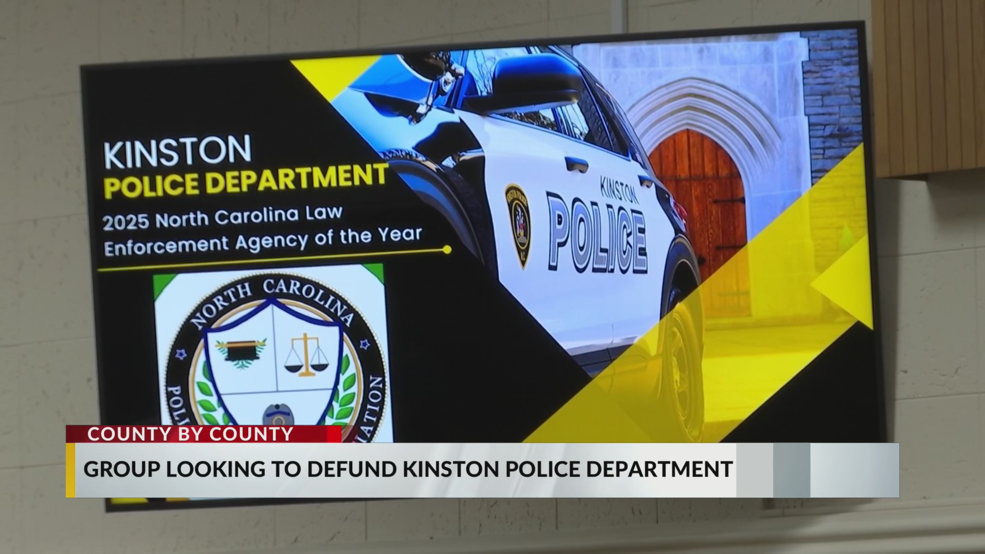 Kinston police recognized, others speak out at city council meeting