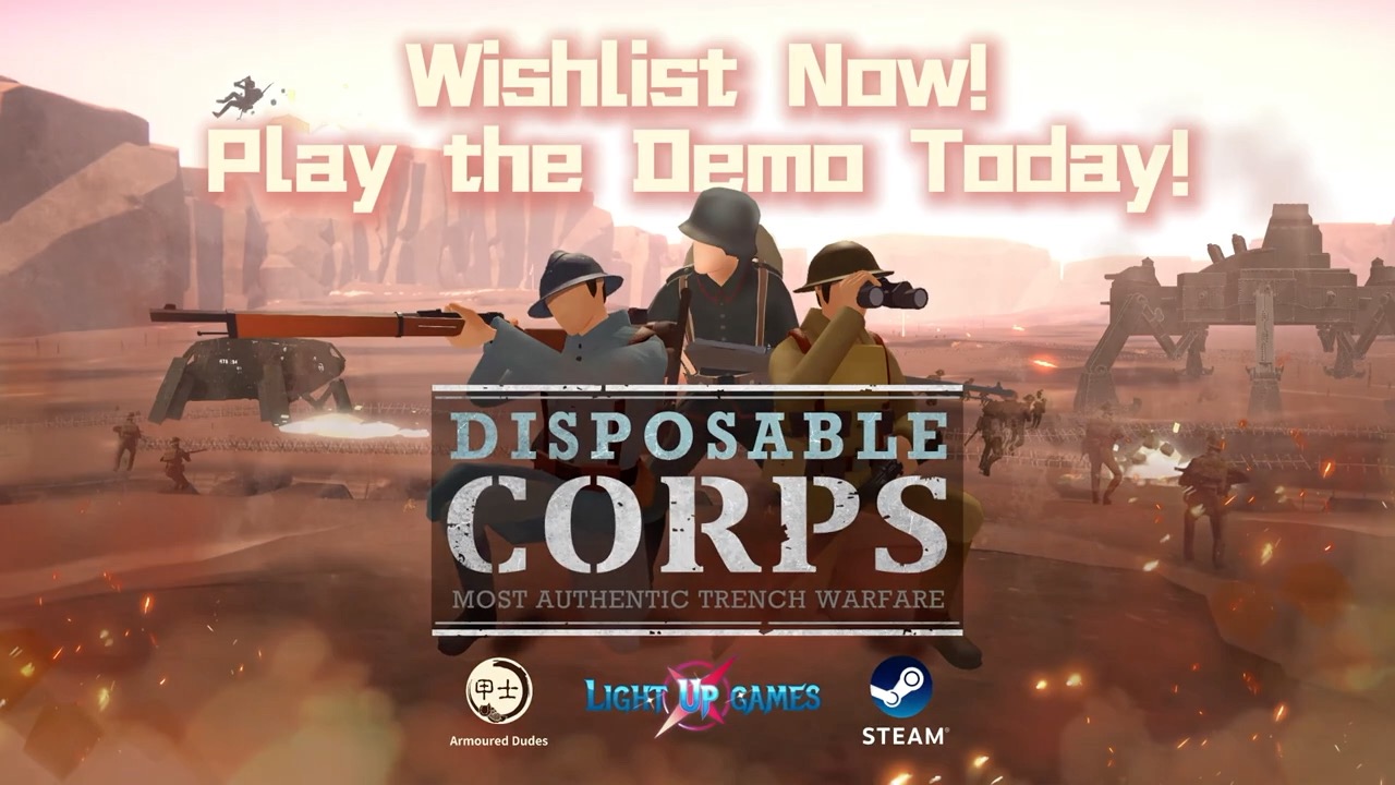 Disposable Corps Most Authentic Trench Warfare Official Gameplay Trailer