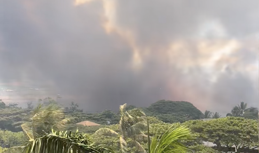 Maui Firefighters Battle Blaze Near Site of Deadly 2023 Disaster