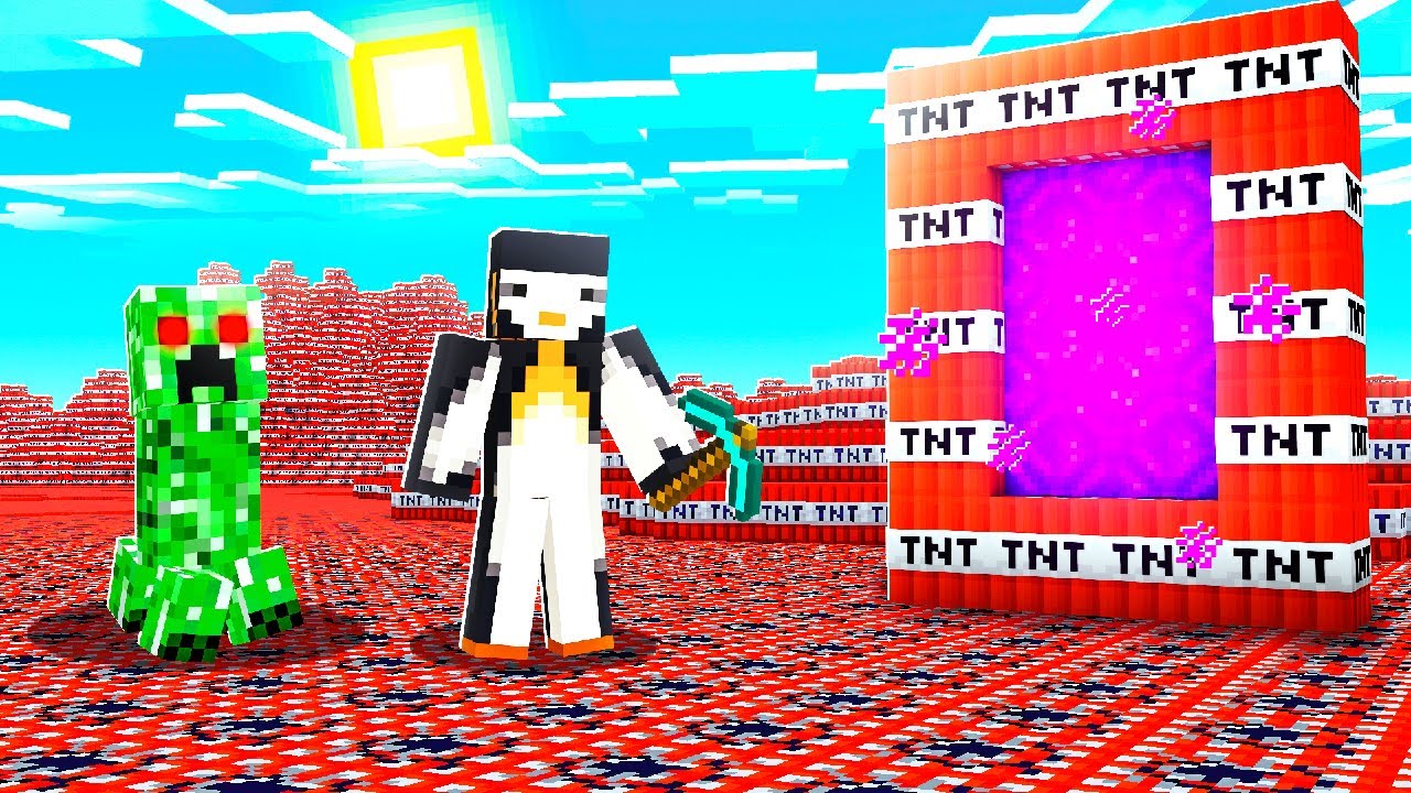 Minecraft World Turns into a TNT Explosion Factory