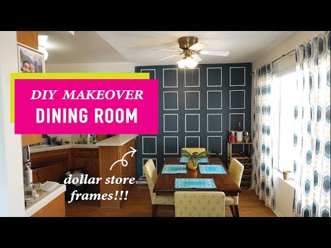 Make renter-friendly dining room shine with dollar store accents