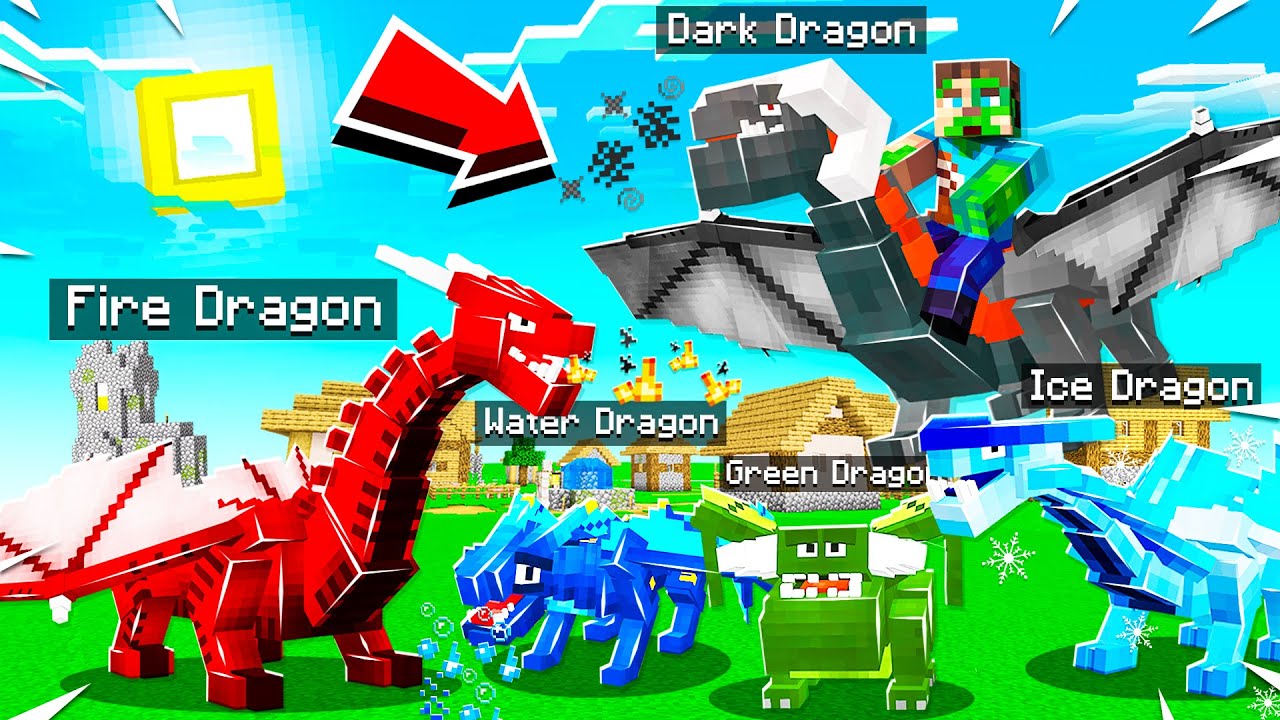 THE STRONGEST DRAGON ARMY IN MINECRAFT! (overpowered)
