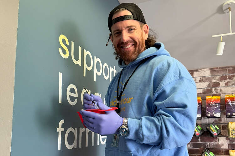 California's most optimistic pot CEO is in Weed, California. Of course.