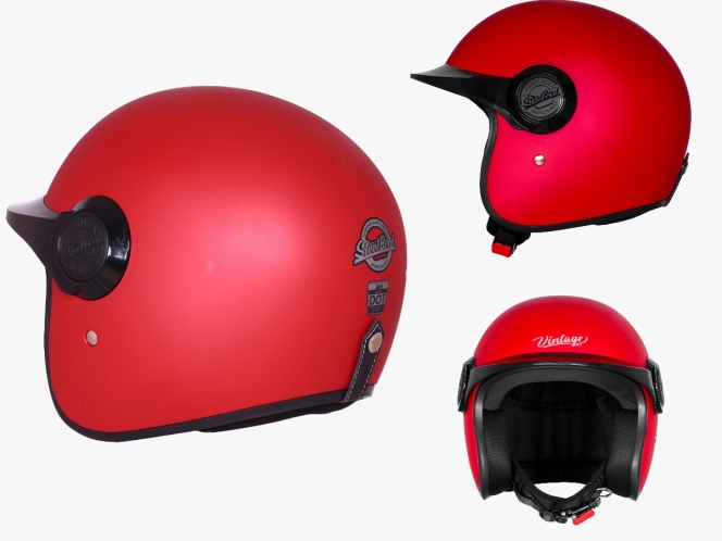 Steelbird Launches Vintage 3.0 Open-Face Retro Helmet At INR 1,299