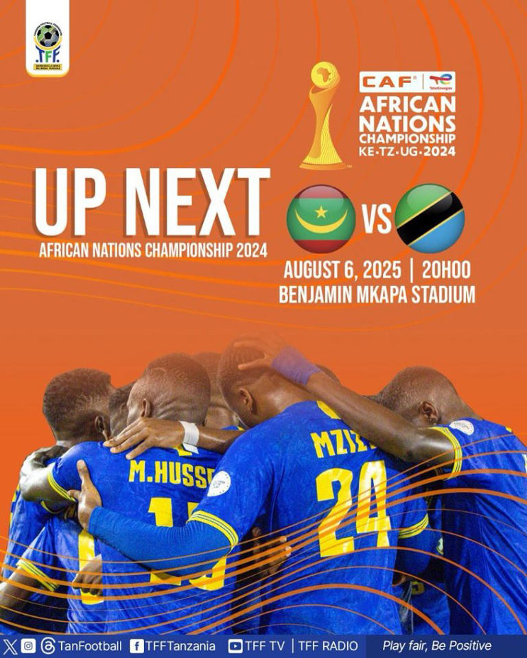 Taifa Stars Eye Quarter-Final Spot as Mauritania Clash Looms