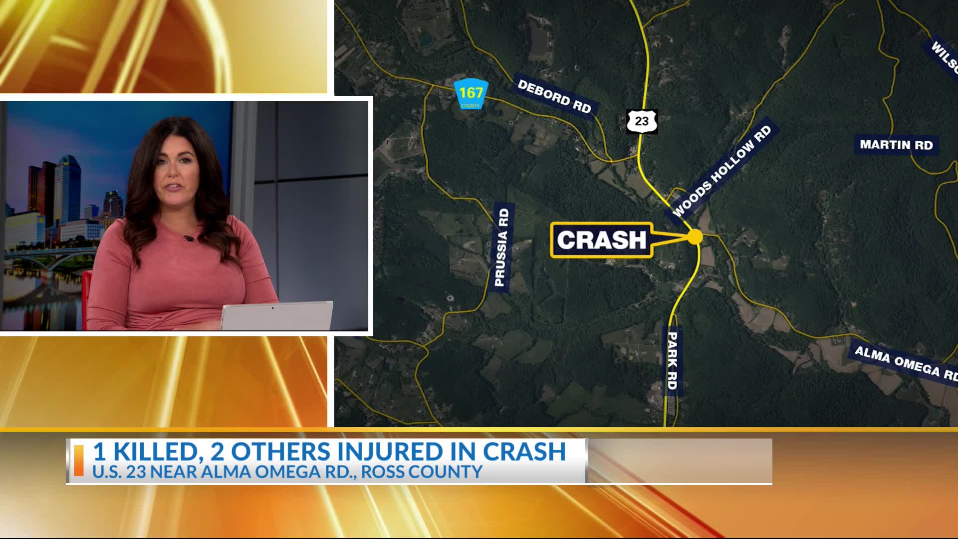 One dead, one injured in Ross County two-car collision