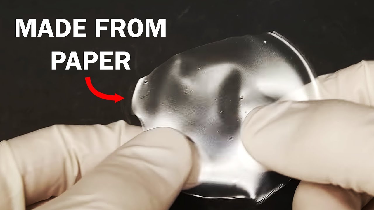 From Paper to Plastic: The Strange Chemistry Trick