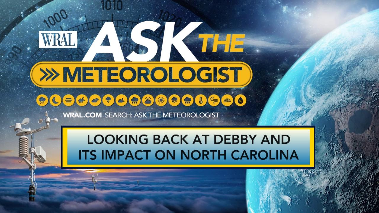 Ask the Meteorologist: What made Debby so impactful to NC a year ago today?