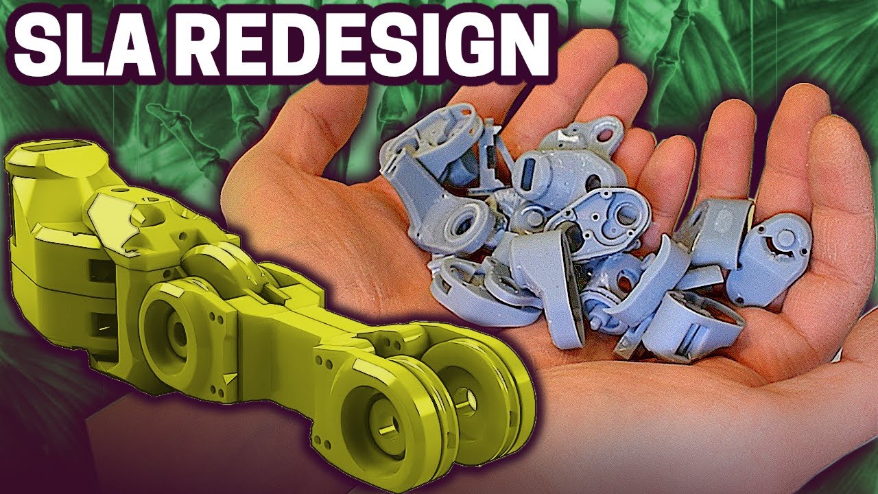 Why this biomimetic hand switched to SLA