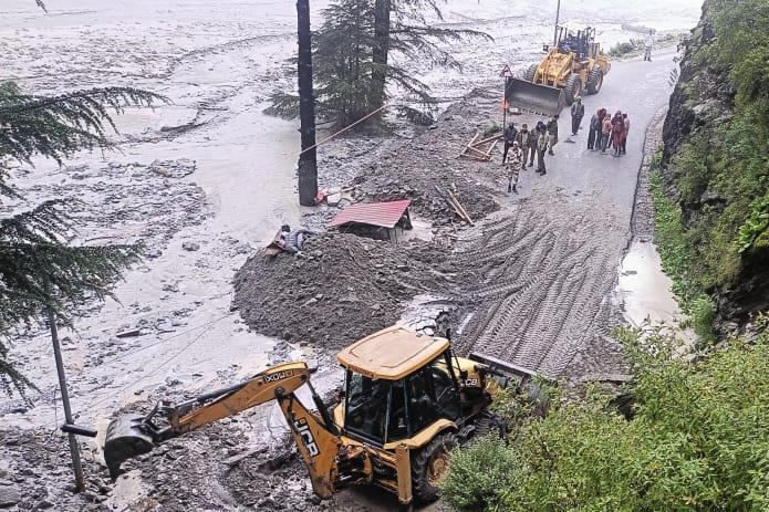 India floods: Video shows mudslide engulf village as rescue ongoing
