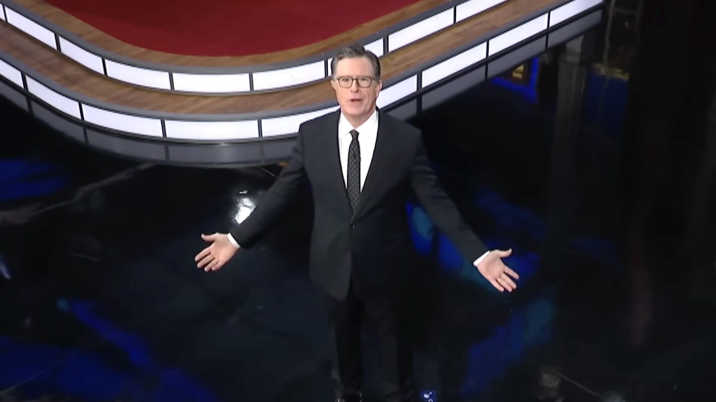 Stephen Colbert Calls Out Trump’s ‘Dumb’ White House Roof Moment