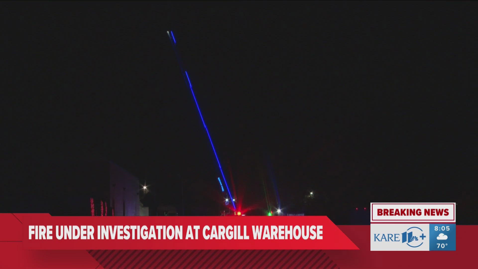Fire crews respond to Cargill warehouse in Savage