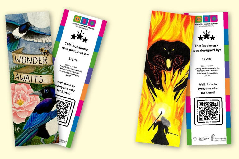 Warwickshire residents invited to take part in bookmark design competition