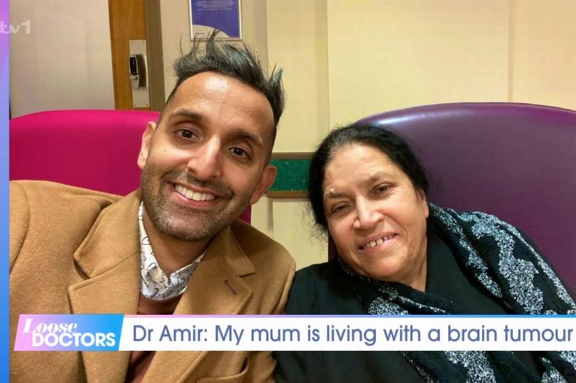 Dr Amir 'emotional' as he opens up about mum's diagnosis on Loose Women ...