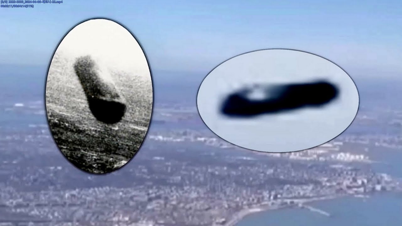UFO 역사상 최근접 80m 항공 샷.. 45년 만에 다시 나타난 블랙돔 UFO