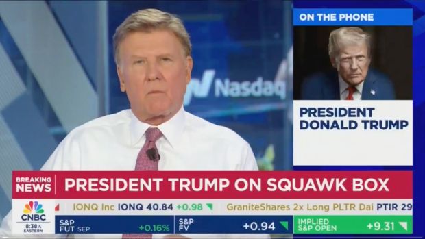Trump Calls Into CNBC to Tout High Poll Numbers, Cites Analyst Who ...